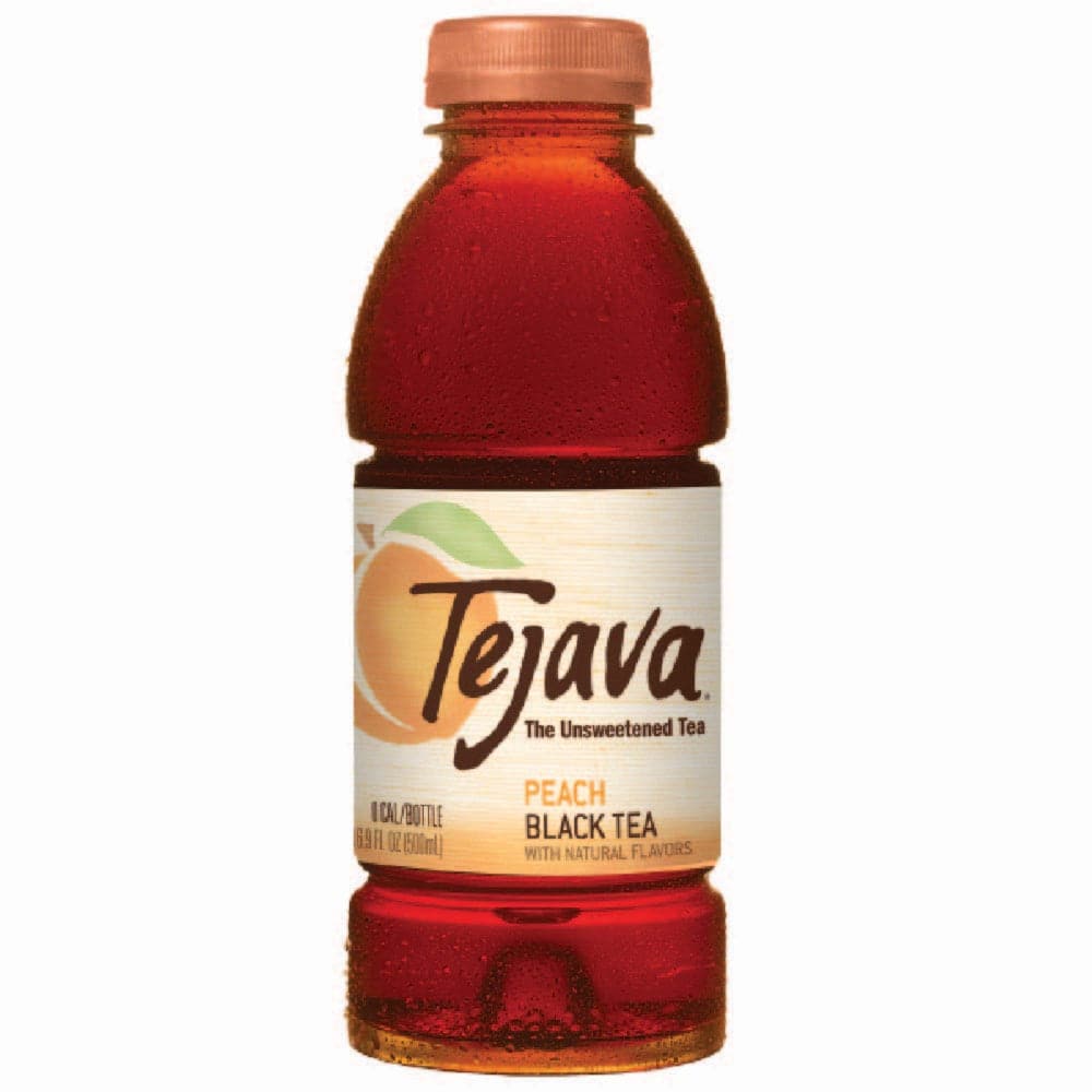Tejava - Peach Black Tea Unsweetened, 16.9 oz