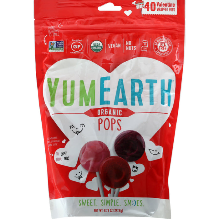 YumEarth - Organic Pops, 8.73 Oz – PlantX US
