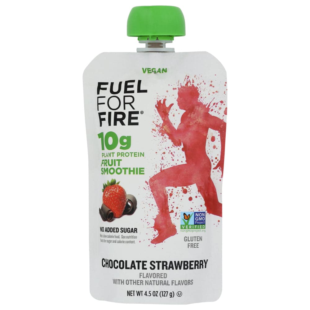 Fuel For Fire - Protein Smoothie Vegan Chocolate Strawberry, 4.5 oz