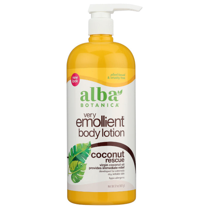 Alba Botanica - Body Lotion Coconut Rescue, 32 Oz - Pack of 1