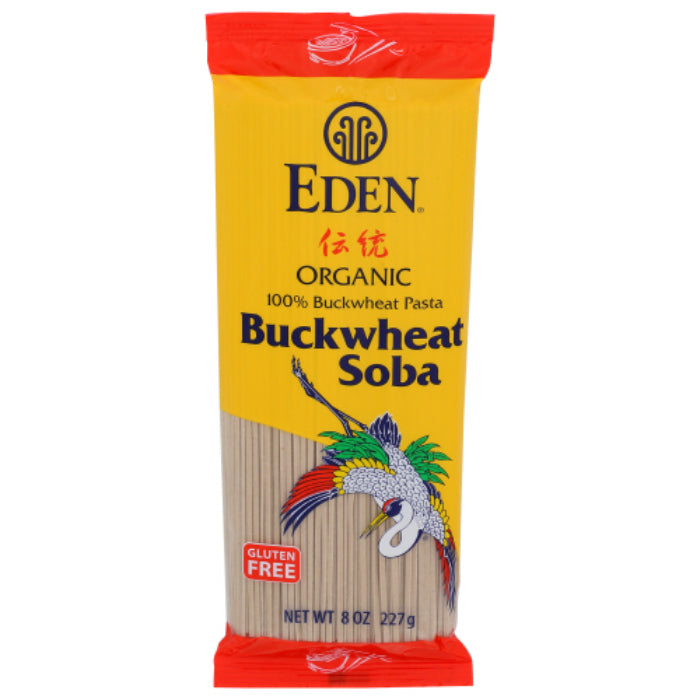 EDEN FOODS - NOODLE SOBA BUCKWHEAT 100% 8 OZ - Pack of 1