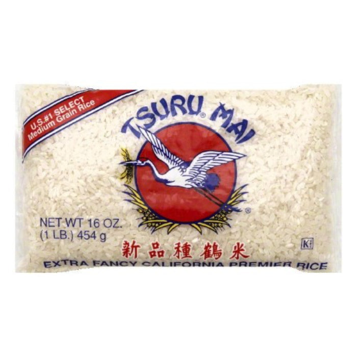 Kokuho - Tsurumai White Extra Fancy Rice, 16 Oz - Pack of 12