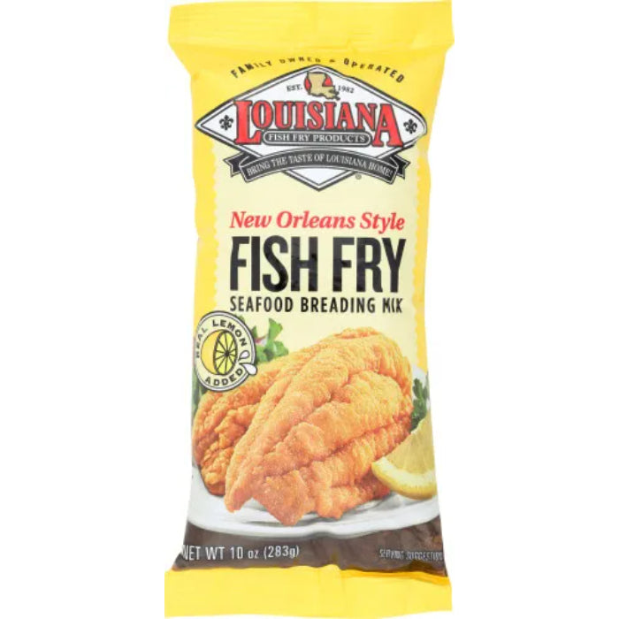 Louisiana Fish Fry - Fish Fry Lemon Northern Style Mix, 10 Oz - Pack o