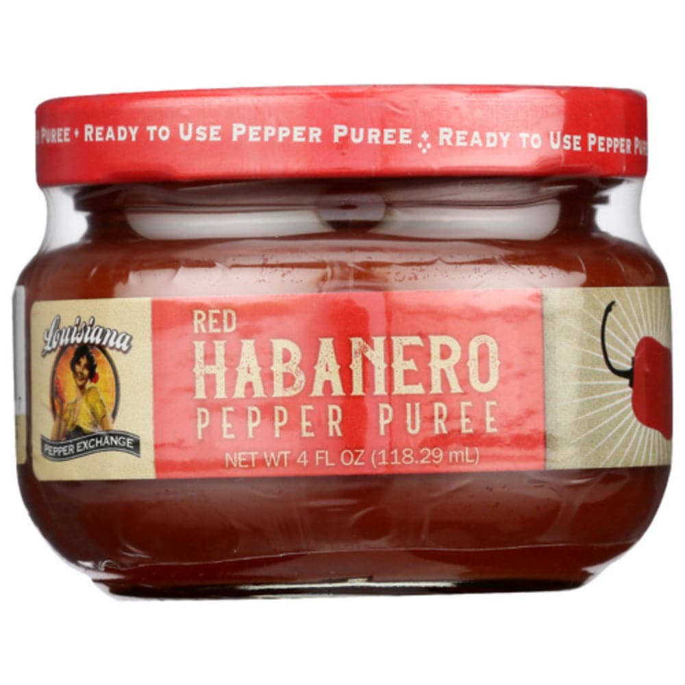 Louisiana Pepper Exchange - Red Habanero Pepper Purees, 4 Oz