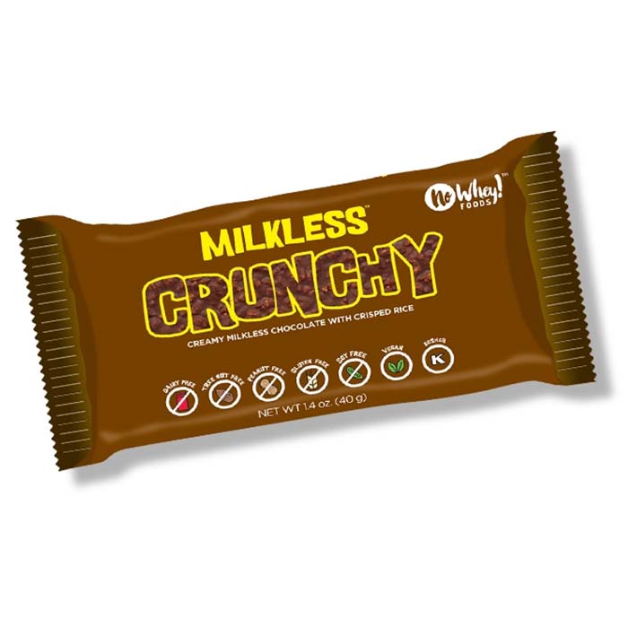 No Whey! Milkless Crunchy Chocolate Bar – Vegan & Allergen-Free Treat