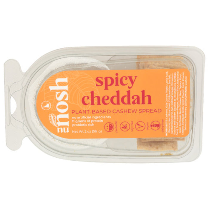 Nosh Foods - Crackers Spicy Cheddah, 2 Oz | Pack of 12