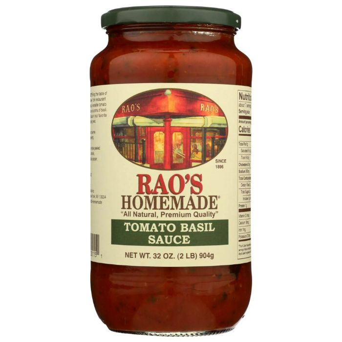 Rao’s Sauce Tomato Basil 32 Oz - Pack Of 6