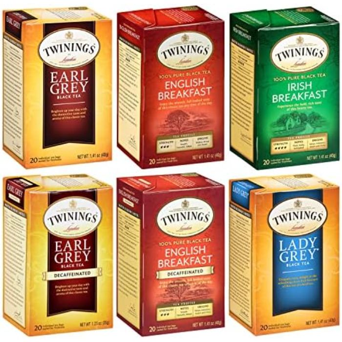 Twinings – Tea Variety Pack, 20 Bags | Pack of 6