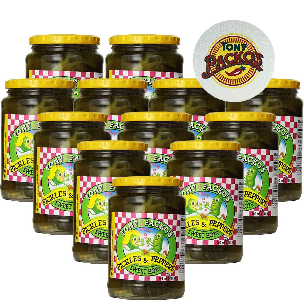 Tony Packo's Pickle & Pepper Sweet Hot 24 Oz - Pack Of 12