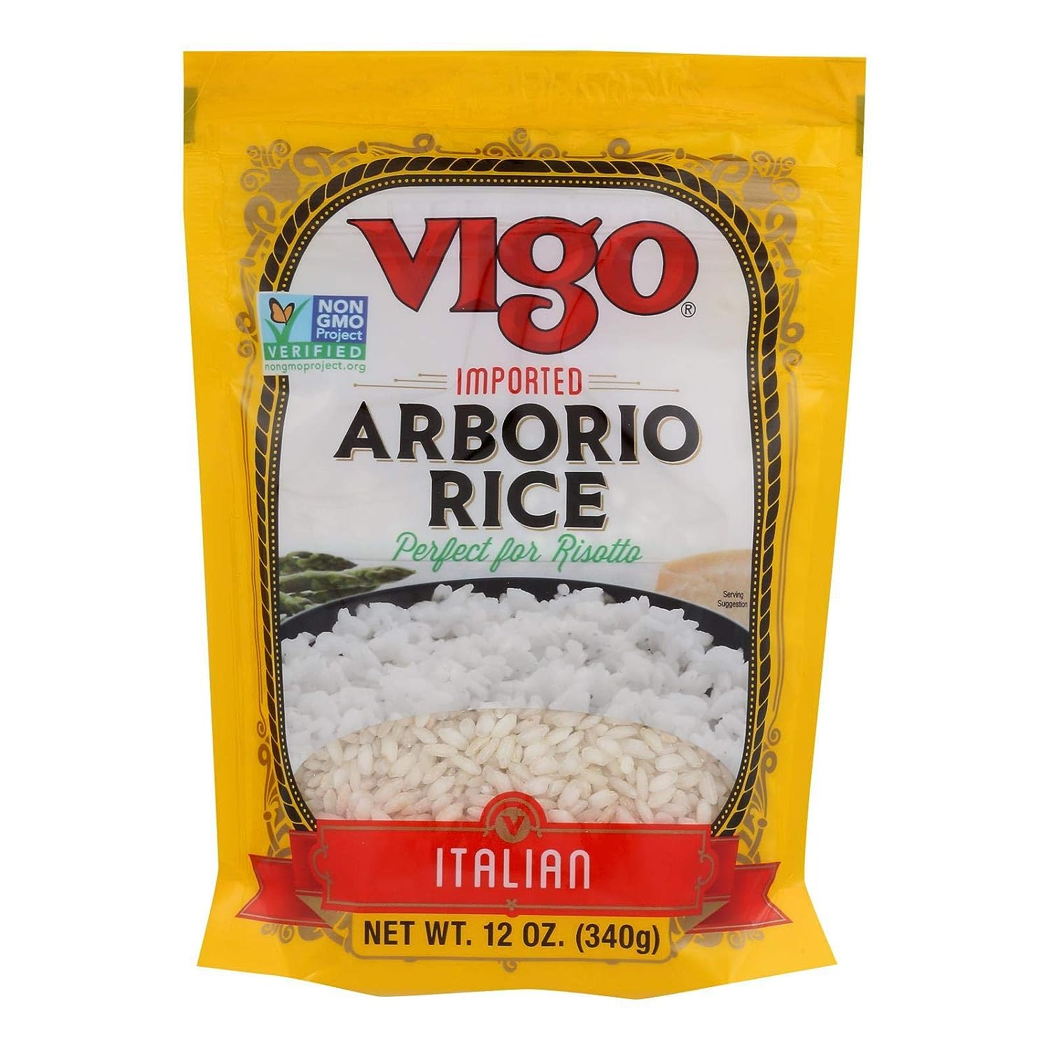 Vigo Rice Arborio Bag 12 Oz - Pack Of 6