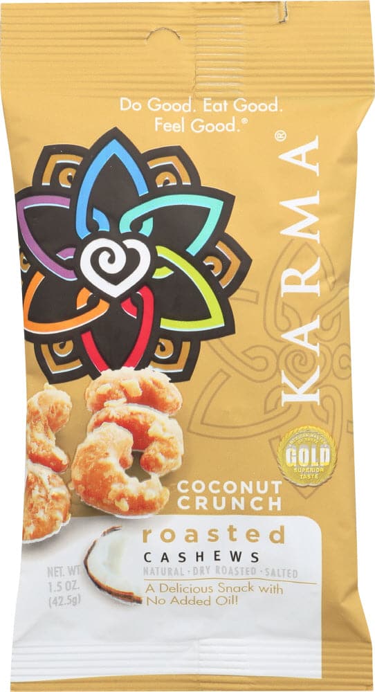 Karma Nuts - Coconut Crunch Snack - 1.5oz | Pack of 12 – PlantX US