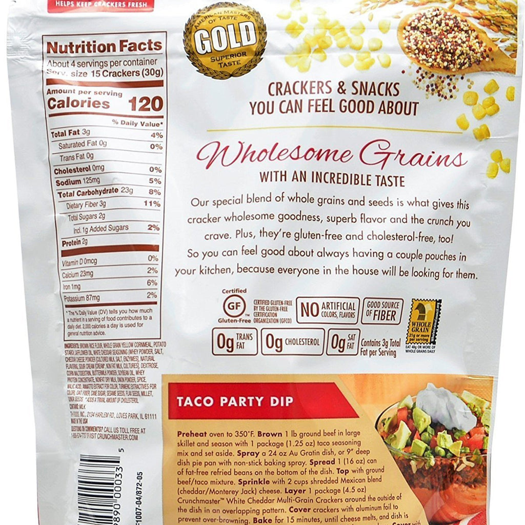 Crunchmaster - Multi-Seed Crackers Original, 4oz