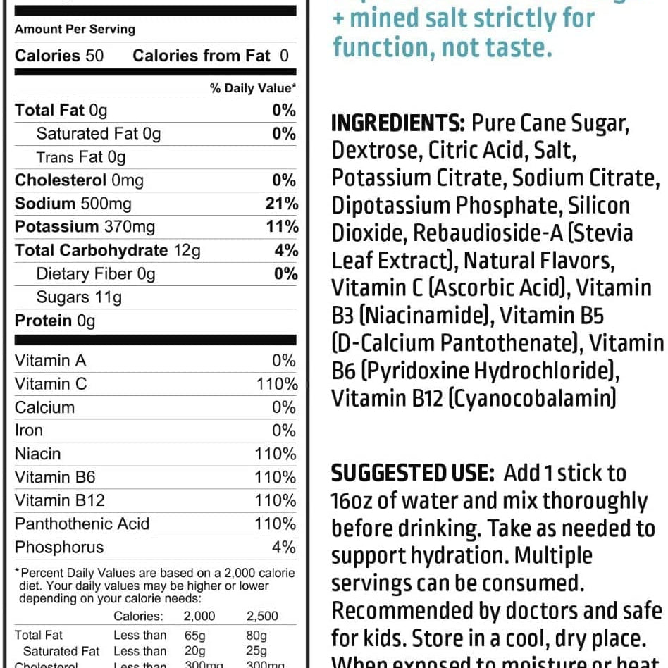 Liquid IV - Hydration Multiplier - Lemon Lime sticks, 0.56oz
