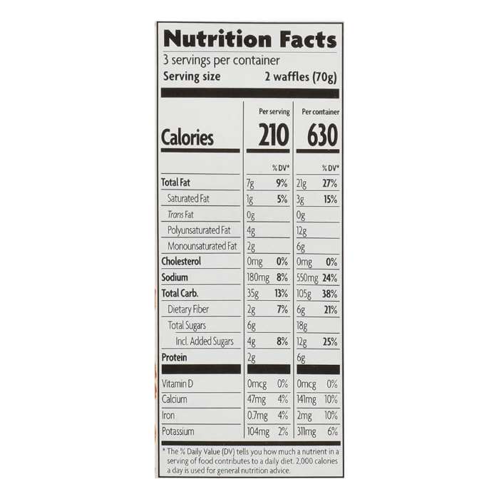 Nature's Path - Gluten-Free Pumpkin Spice Waffles, 7.4oz