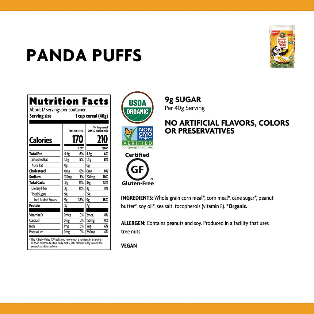 Nature's Path - Panda Puff Cereal, 10.6oz