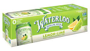 Waterloo Sparkling Water, Lemon-Lime Naturally Flavored, 12 Cans | Pac ...